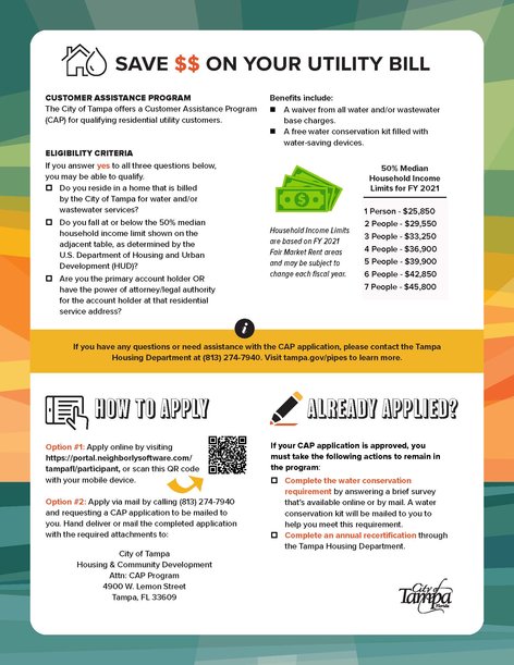 Utility Bill Inserts | City of Tampa