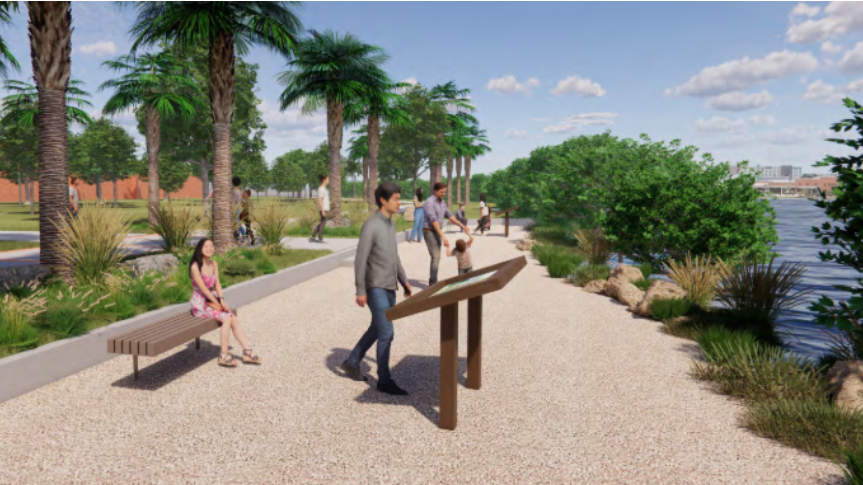 West Riverwalk Construction At Full Steam | City of Tampa