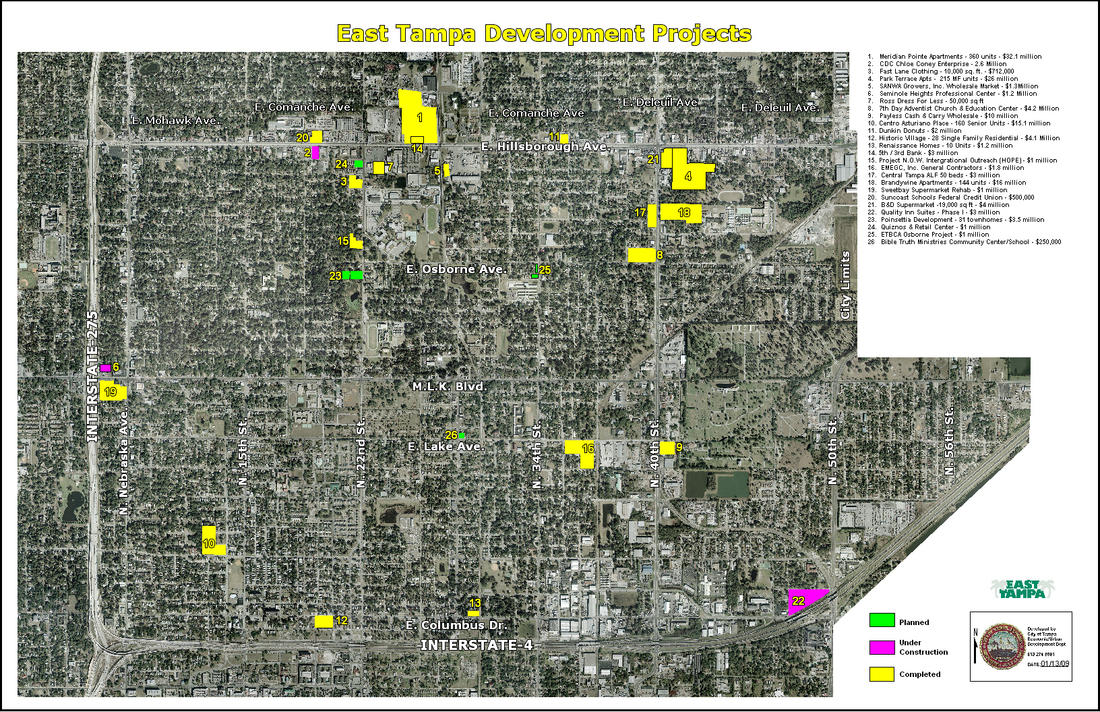 East Tampa Development Map | City of Tampa