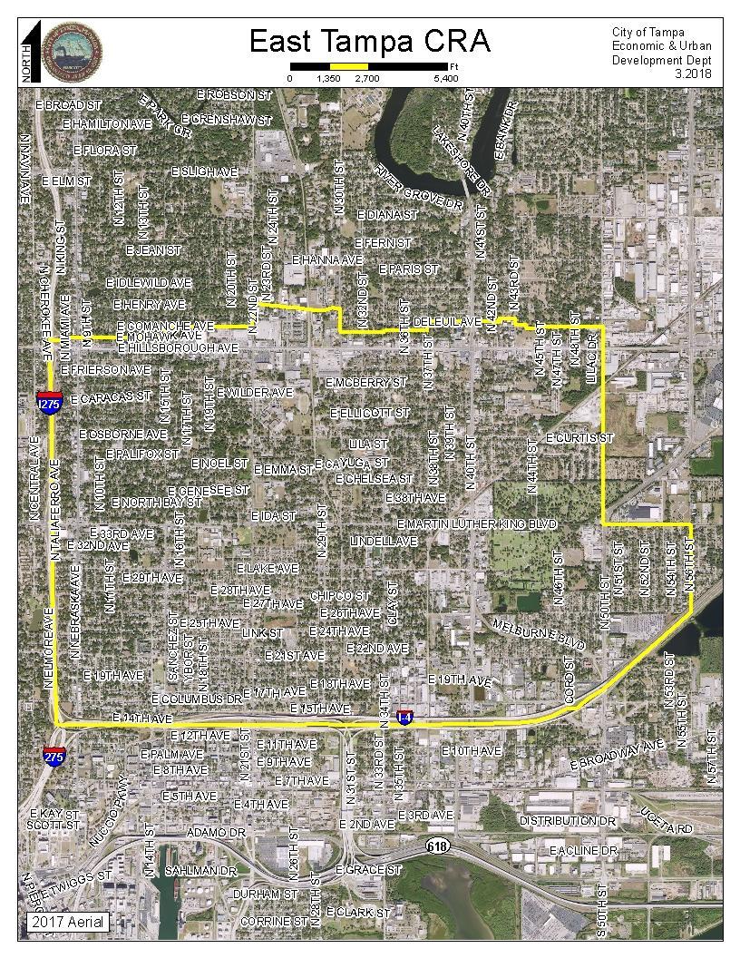 East Tampa CRA Aerial Map | City of Tampa