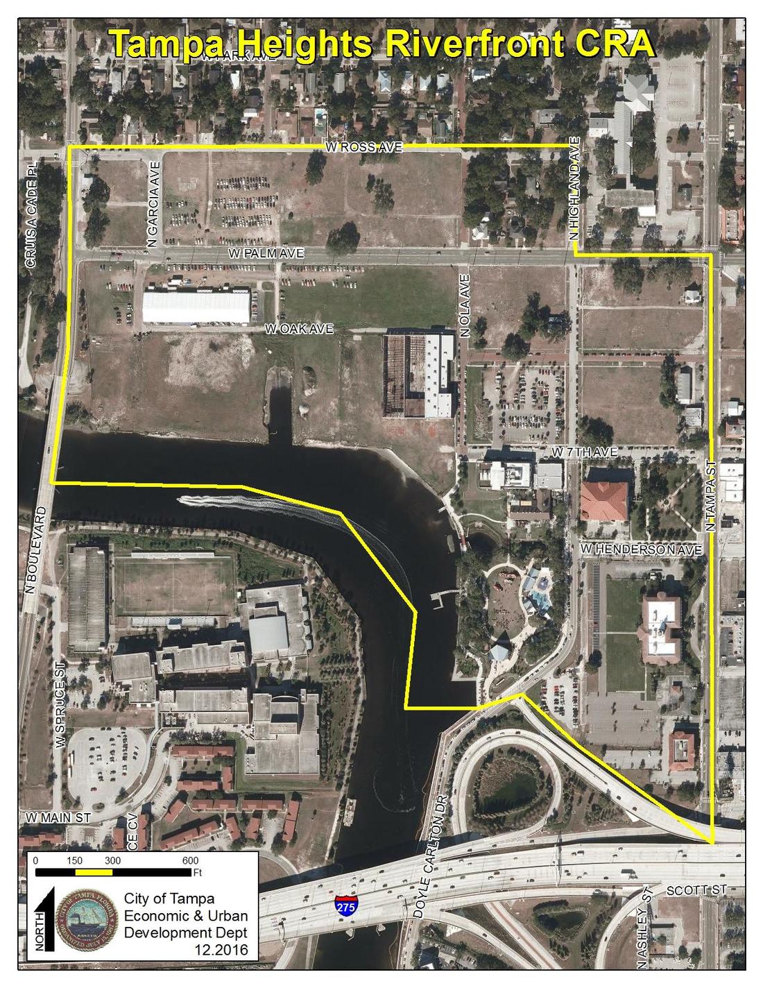 Tampa Heights Riverfront CRA Aerial Map | City of Tampa