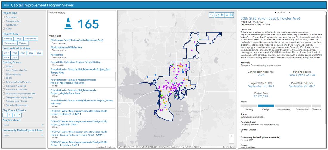 Capital Improvement Projects (CIP) Viewer | City of Tampa